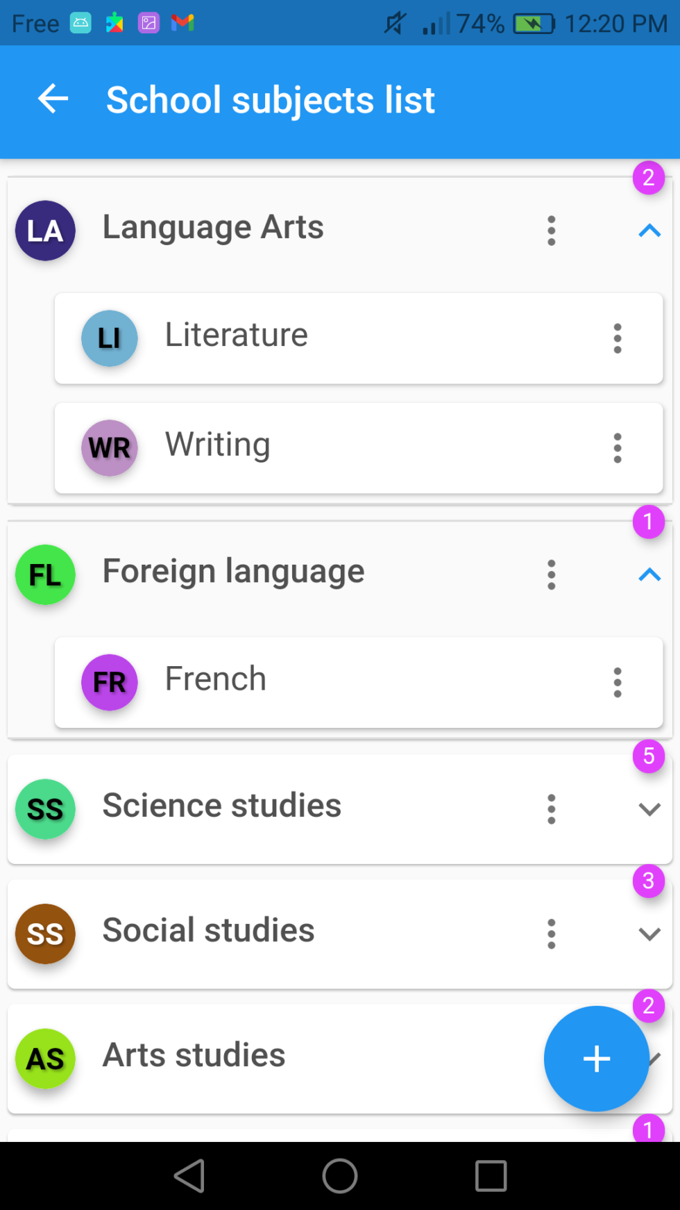 School Marks | Persoapps: Free mobile applications