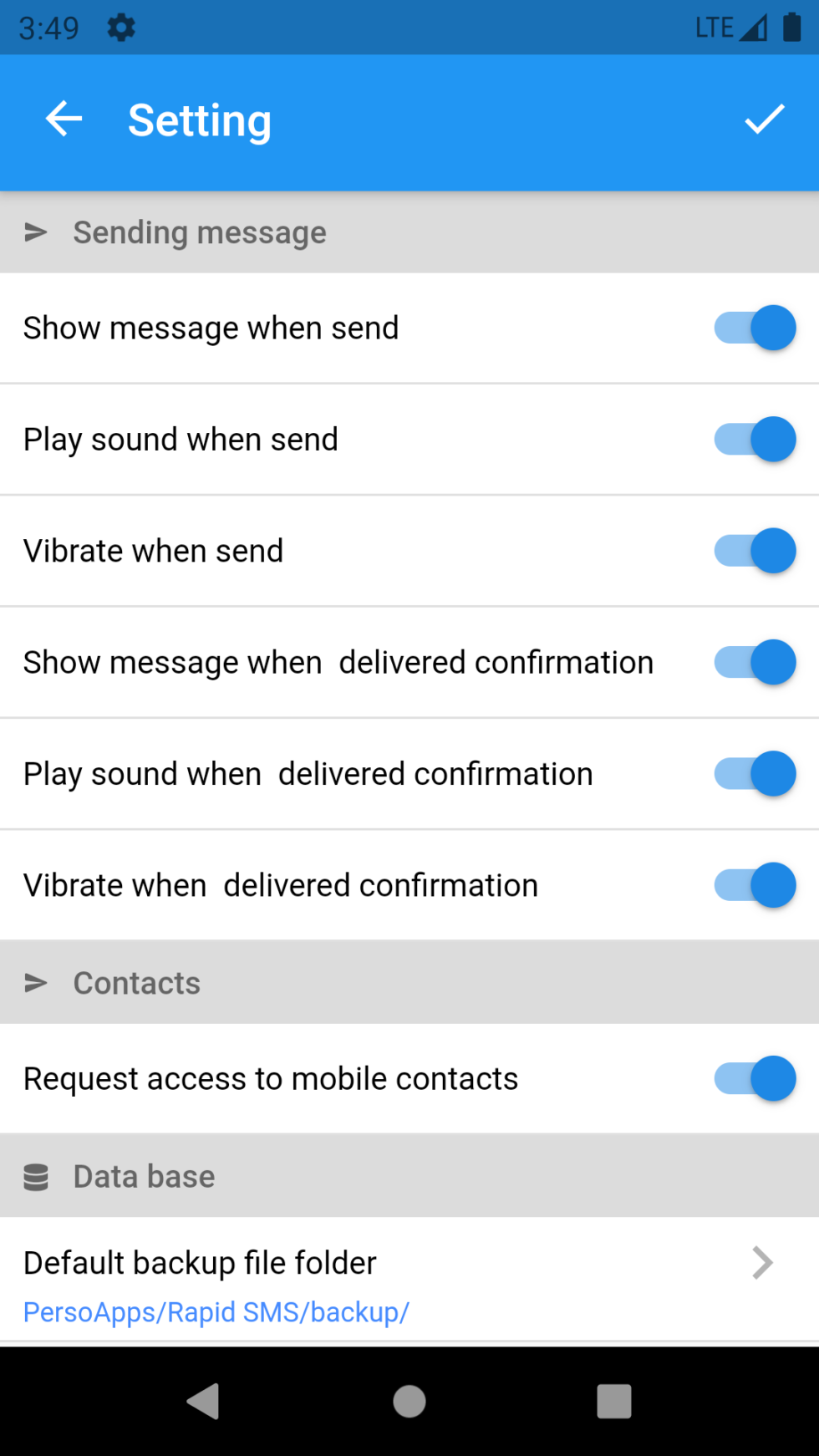 Rapid Sms Templates | Persoapps: Free mobile applications